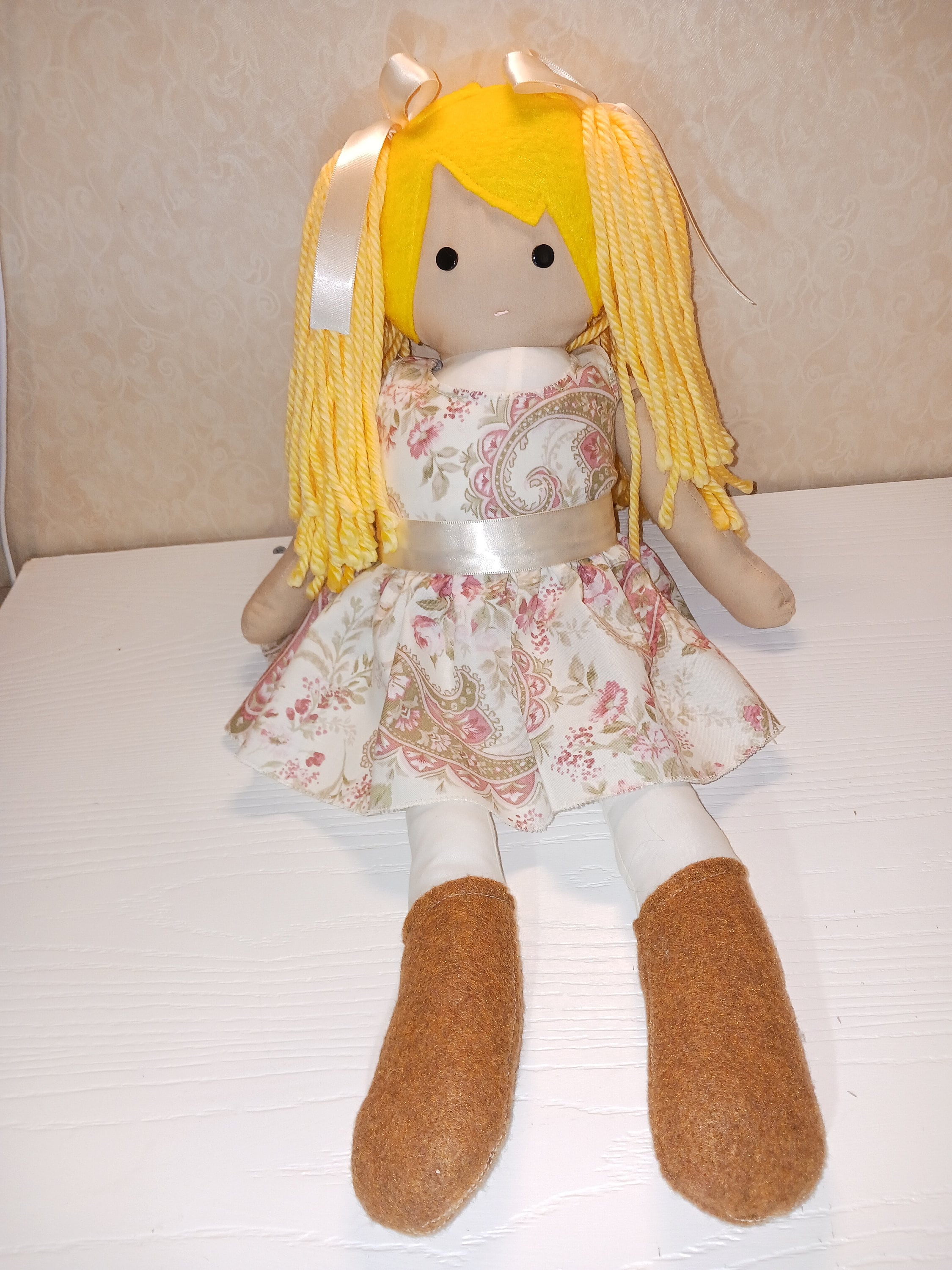 Yellow Hair Doll - Etsy