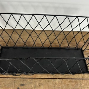 Vintage Black Metal French Country Window Box Planter Cottage Patio ...