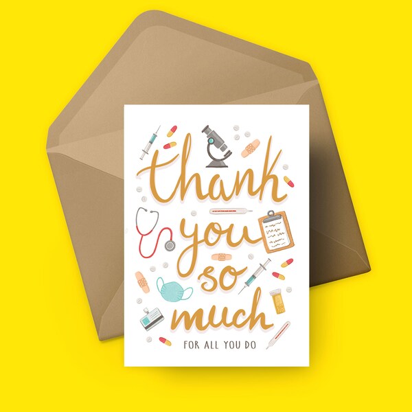 Thank You Healthcare Workers - Etsy