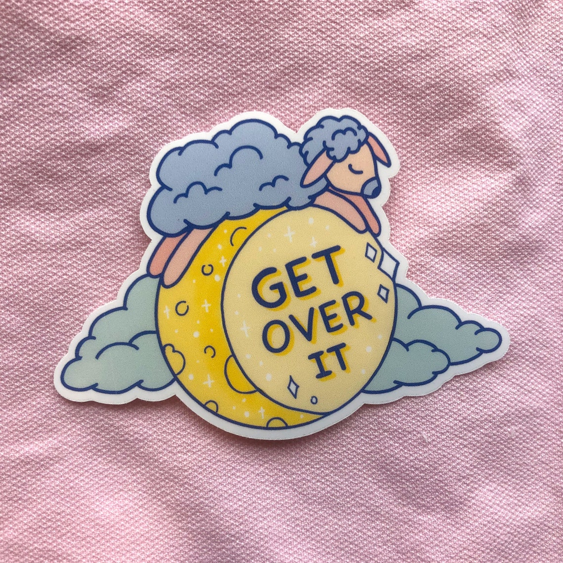 Funny Sheep Over Moon Sticker for Laptop Sarcastic Saying - Etsy