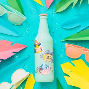 Funny Sheep Over Moon Sticker for Laptop, Sarcastic Saying Vinyl Decal ...