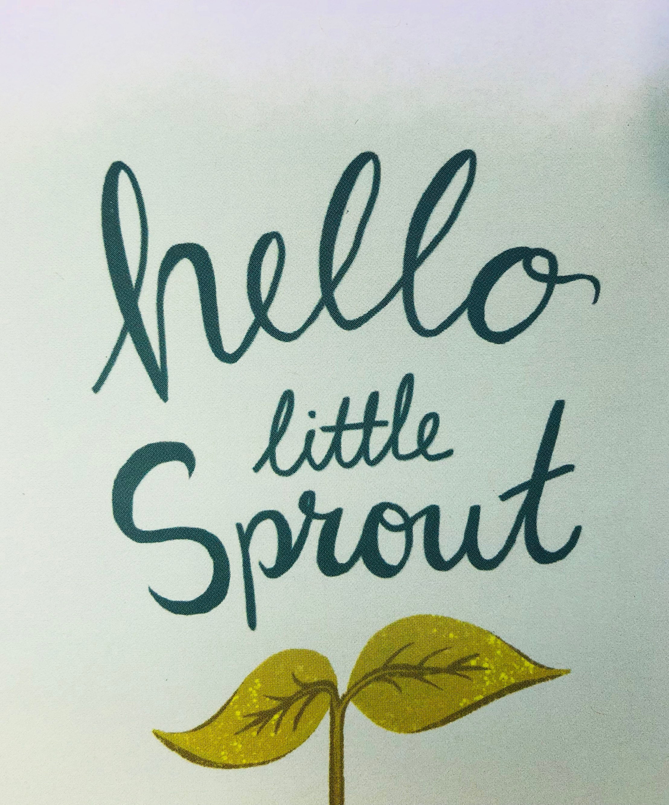Baby Sprout Card for New Parents Botanical Welcome New Baby - Etsy