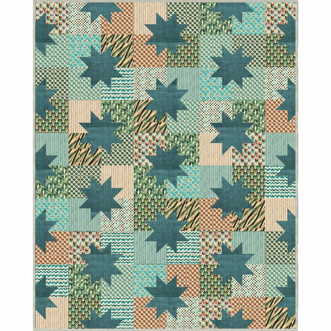 Star Pop II Quilt Kit – Featuring Bali Dreams by Penn Gray With Cloud9 ...