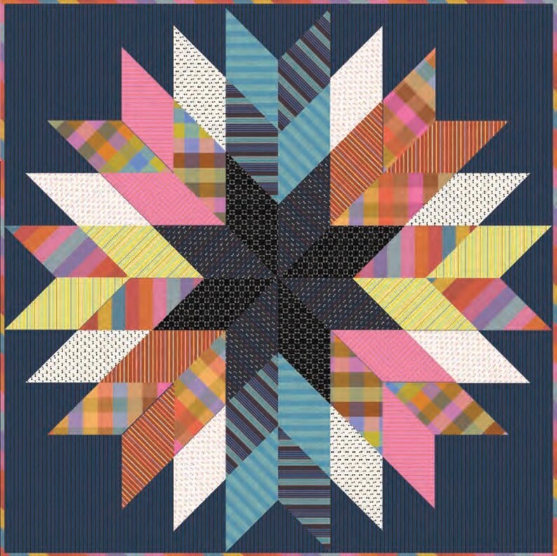 Homestead Star Quilt Pattern - 60" X 60" by Plains & Pine - Etsy Australia