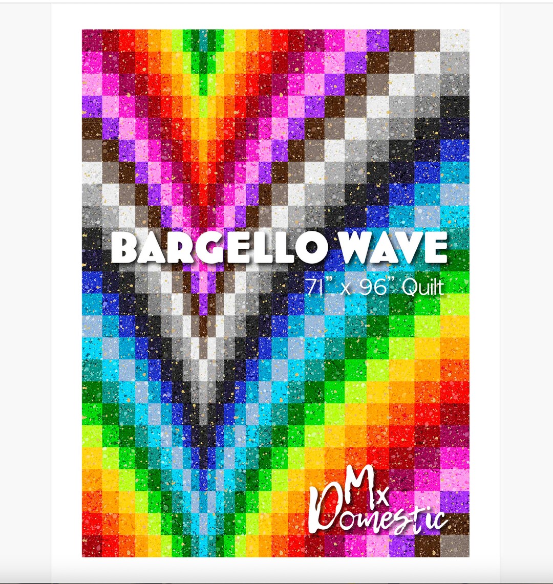 Bargello Wave Quilt Pattern - 71" X 96" Quilt Top - by Mx Domestic - Etsy