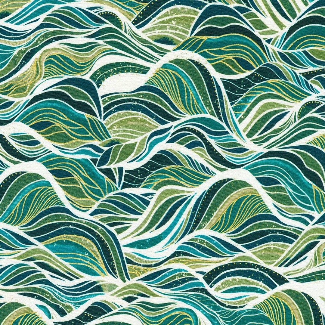 Hill Shine - Meadow - by Rose Halsey With Robert Kaufman Fabrics - Etsy