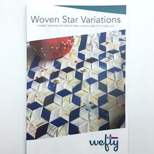 Woven Stars Variations Fabric Weaving Pattern by WEFTY - Etsy