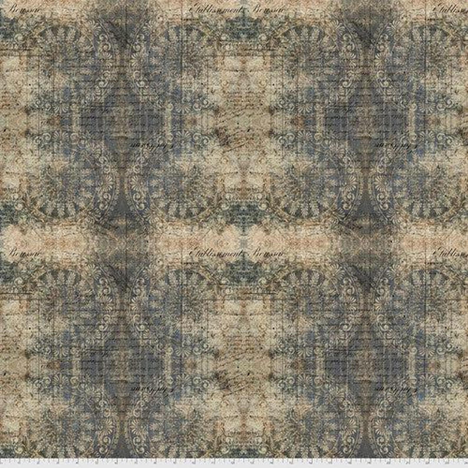 Abandoned - Muted Medallions - Indigo - by Tim Holtz With Free Spirit ...