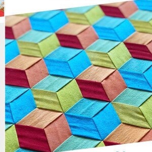 Tumbling Triplets: Fabric Weaving Pattern by WEFTY® - Etsy