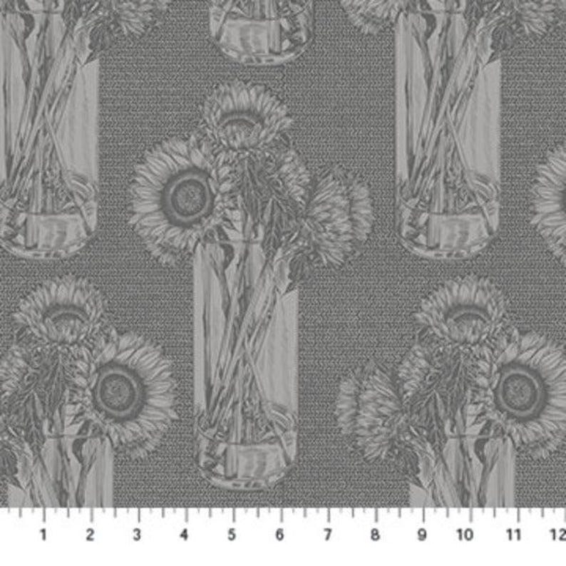 Indelible - Sunflowers in Flash - by Anna Maria Textiles - Etsy