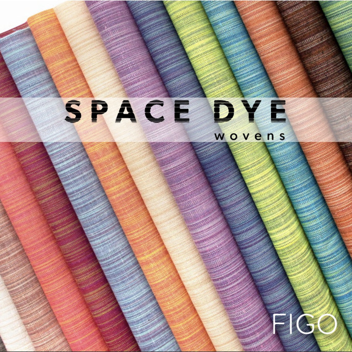 Space Dye Woven Fabric Microchips (42 2.5" Squares) by Figo Fabrics - Etsy