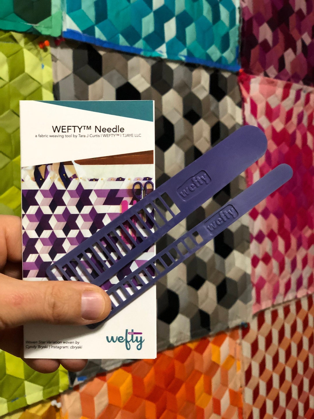 WEFTY® Fabric Weaving Needle Set of Two: 1 and 1/2 - Etsy