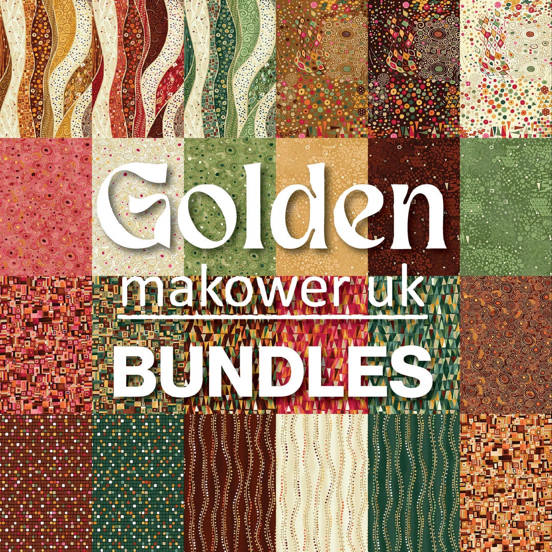Golden Bundles by Makower UK With Andover Fabrics - Etsy