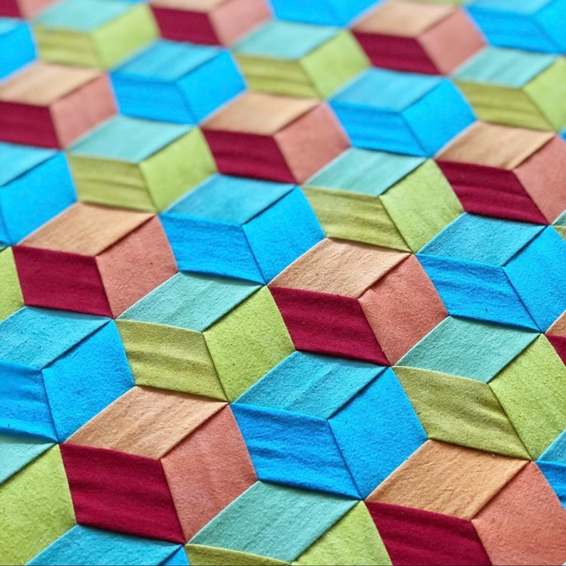 Tumbling Triplets: Fabric Weaving Pattern by WEFTY® - Etsy