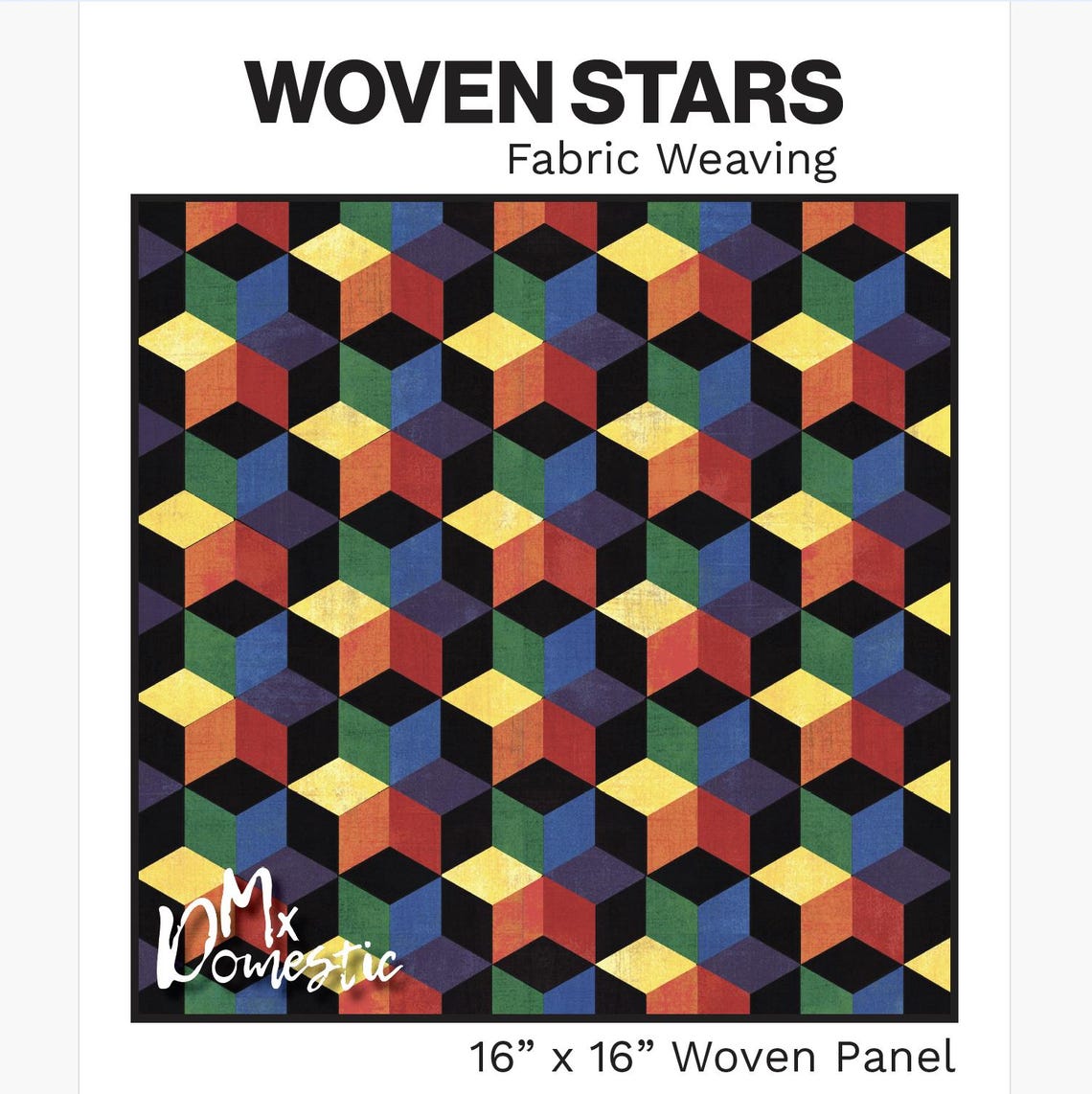 Woven Stars Variations Fabric Weaving Pattern (PDF) by Mx Domestic - Etsy