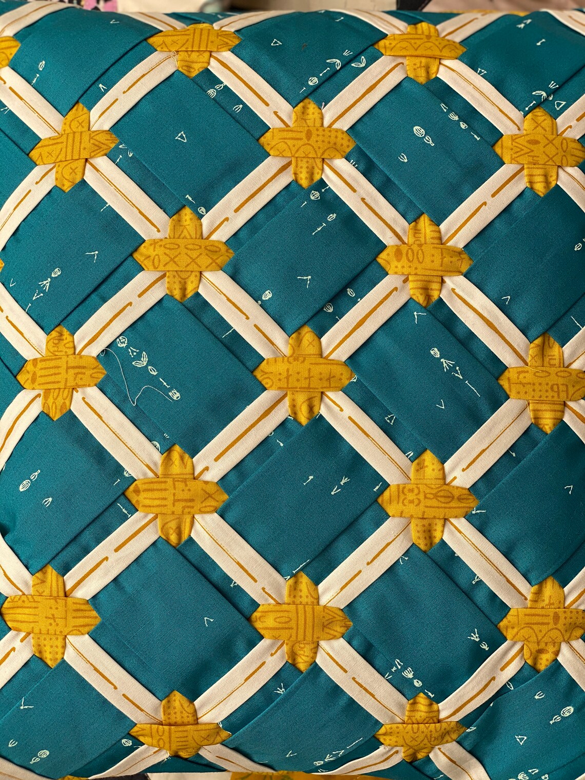 Lattice Weave PDF Pattern 14" X 14" Block by Mx Domestic - Etsy