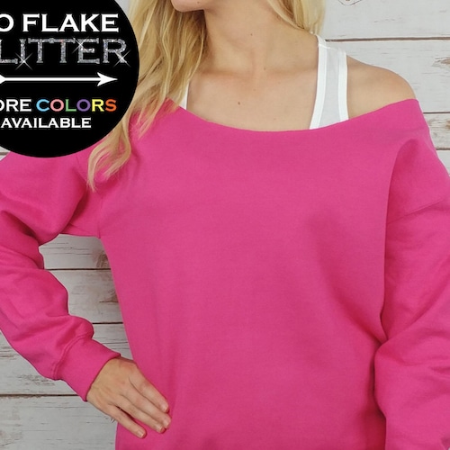 Tigers off Shoulder Raw Edge Sweatshirt for Women GLITTER // - Etsy