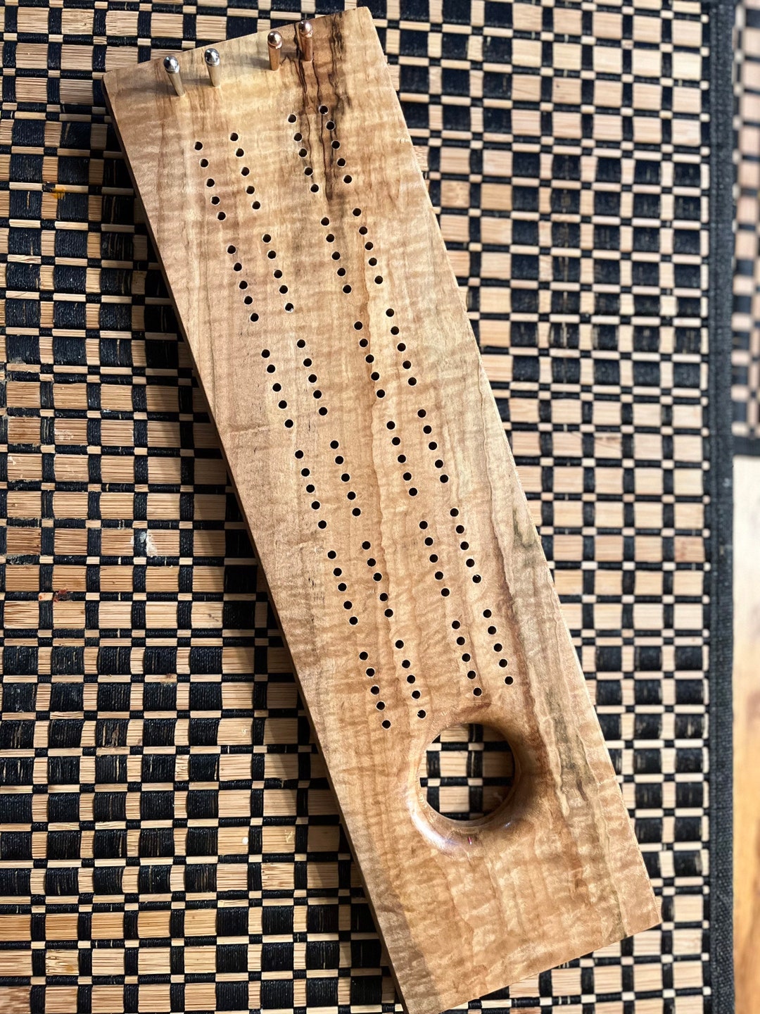 Floating Wine Bottle Holder and Cribbage Board - Etsy