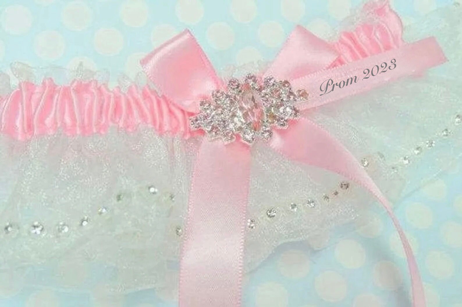 Pink Rhinestone Prom Garter Prom Garters Garters - Etsy