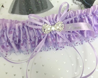 Purple Prom Garter | Etsy