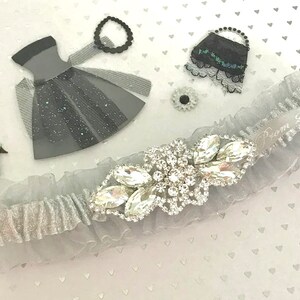 Silver Prom Garter Prom Garters Custom Color Prom Garter - Etsy