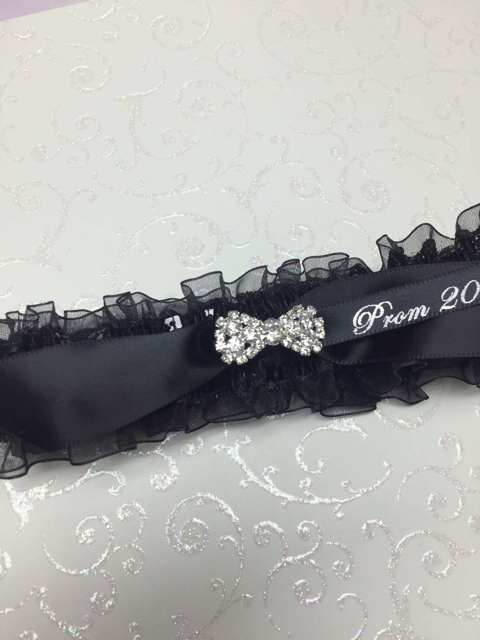 Black on Black Prom Garter Prom Garters Garters Garter for - Etsy