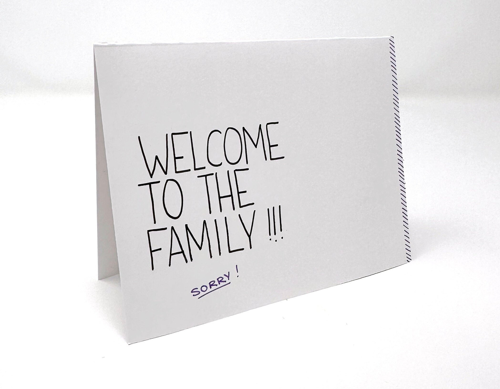 Handmade Adoption Card: Welcome to the Family Card - Etsy