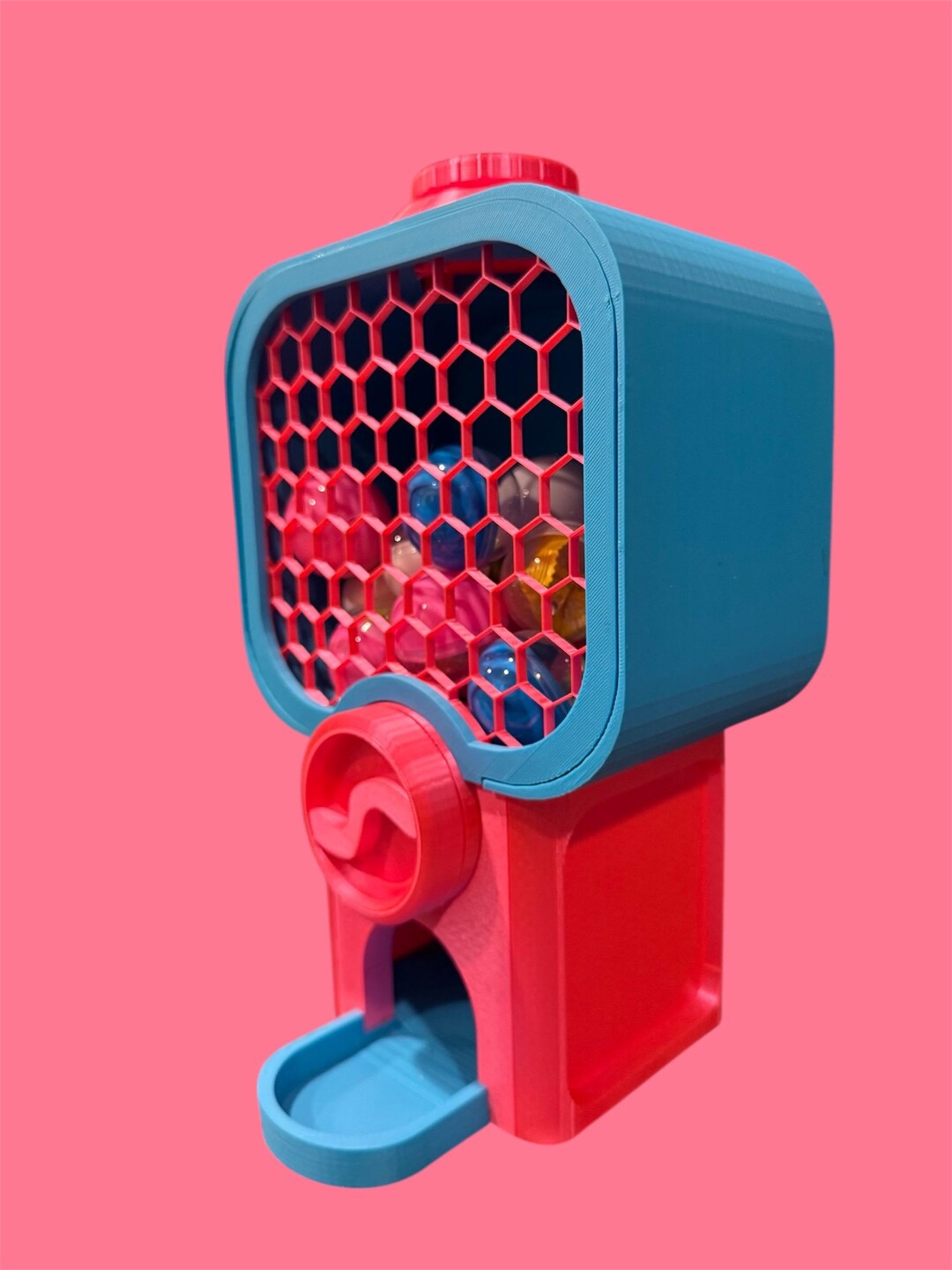 Vending Machine - Toy, Candy & Gumball Dispenser - Manual Turn Knob ...