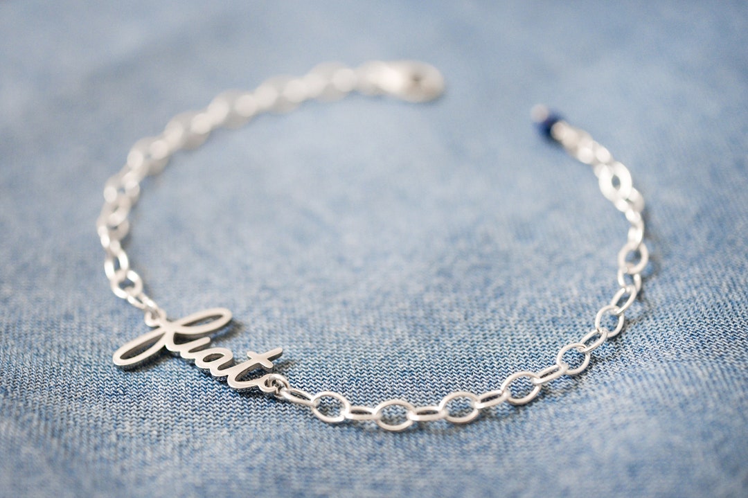 Silver Fiat Bracelet With Lapis Stone, Catholic Gifts, Catholic Jewelry ...