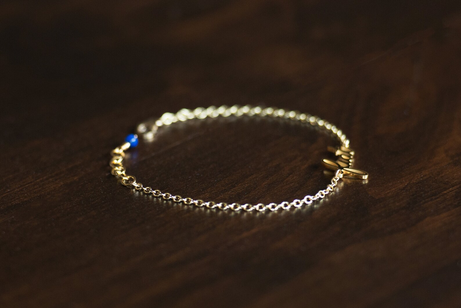 Fiat Bracelet With Lapis Stone Catholic Gifts Catholic - Etsy