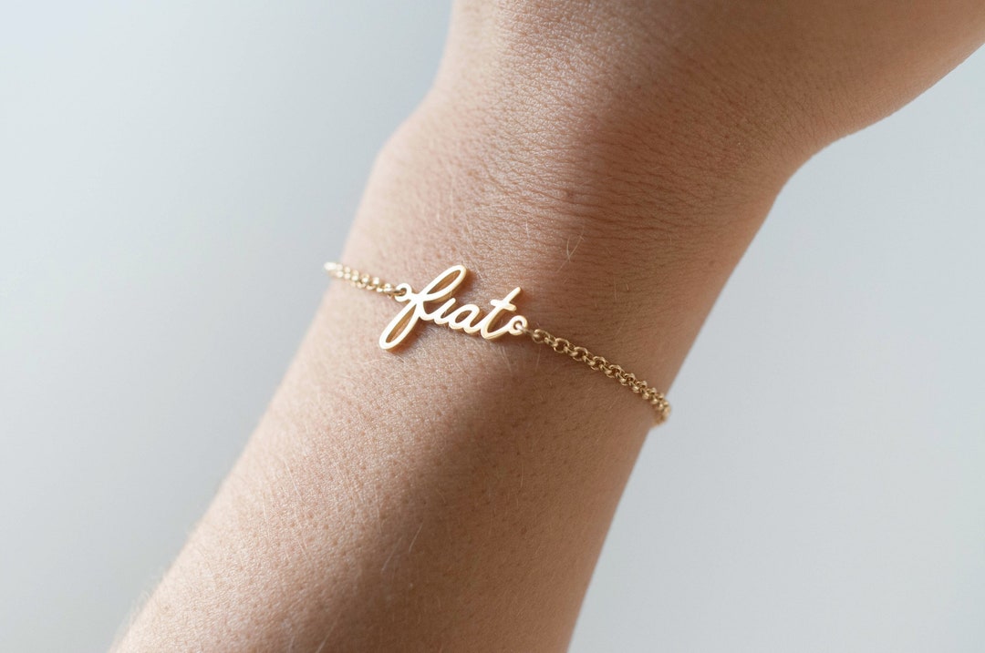 Fiat Bracelet With Lapis Stone, Catholic Gifts, Catholic Jewelry ...