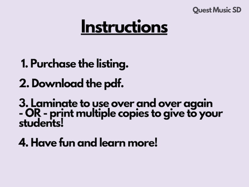 Music Sight Reading Practice PRINTABLE WORKSHEETS (5 PAGES) - Set 1 ...