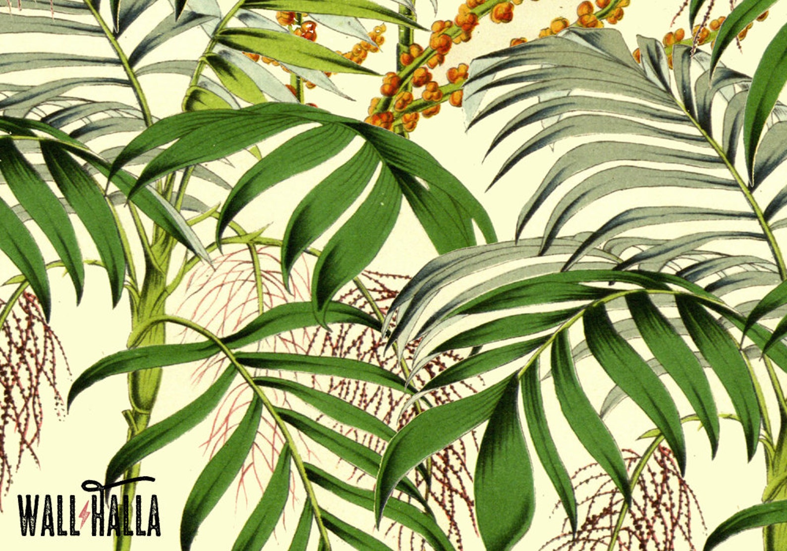 Seamless Self Adhesive Palm Tree Pattern Wallpaper Removable - Etsy