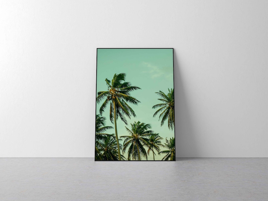 Palm Tree Print, Palm Tree Wall Art, Palm Print, Tropical Print ...