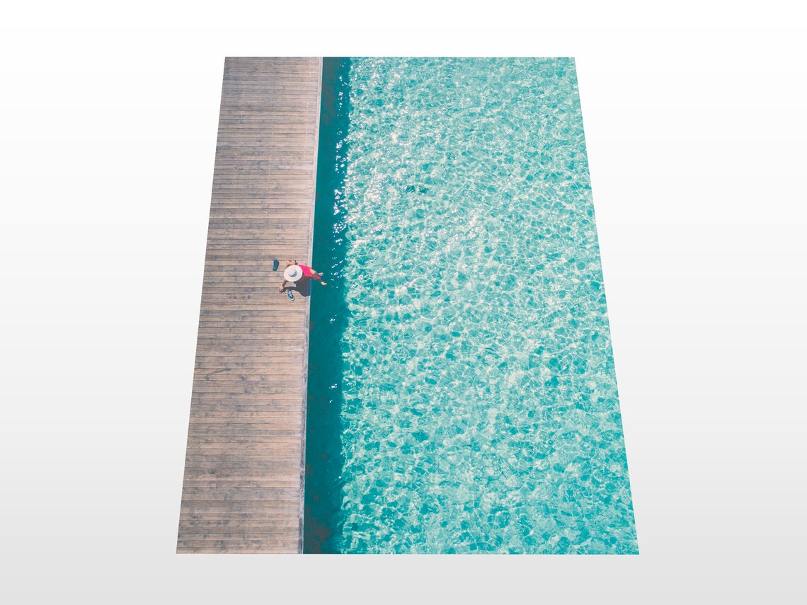 Swimming Pool Print Aerial Pool Print Summer Print Aerial - Etsy