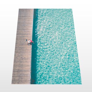 Swimming Pool Print, Aerial Pool Print, Summer Print, Aerial Pool ...