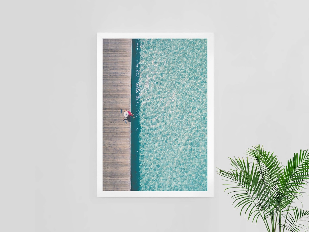 Swimming Pool Print, Aerial Pool Print, Summer Print, Aerial Pool ...