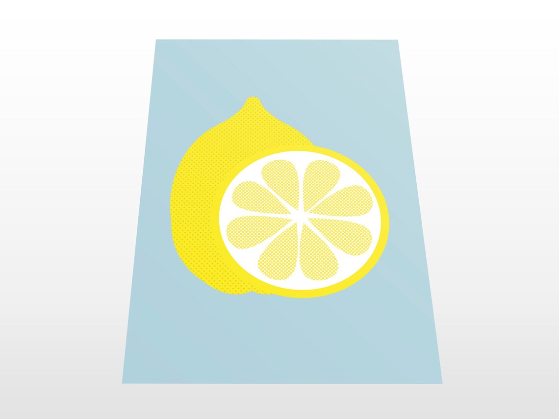 Lemon Print Lemon Wall Art Citrus Print Lemon Poster | Etsy