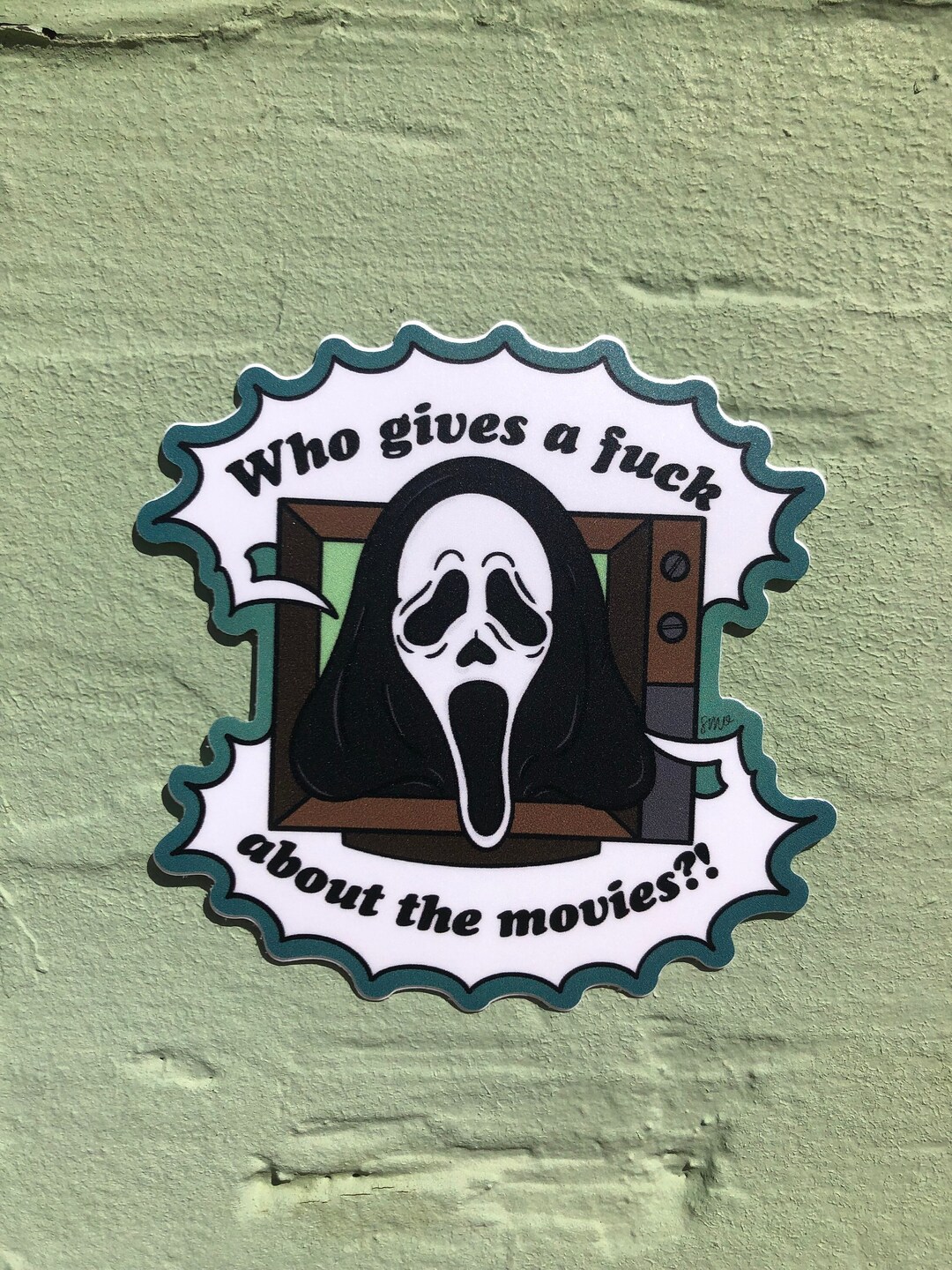 Ghost Slasher Sticker Horror Sticker Scream Ghost Slasher Movie Sticker ...