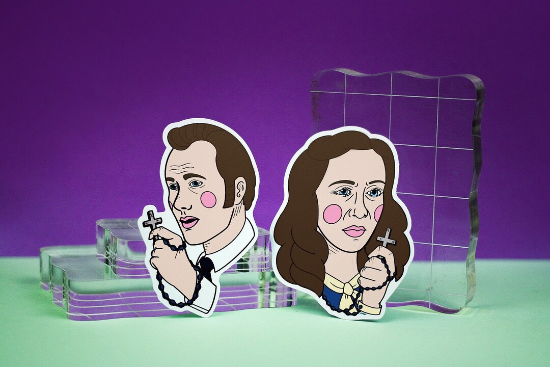 The Conjuring - Ed + Lorraine Warren Sticker Set - Etsy