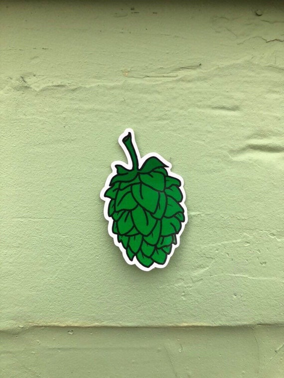 Hops Stickers Beer Hops IPA Sticker | Etsy