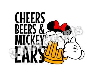 Mickey beer svg | Etsy
