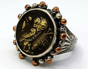 Roman Owl Coin Athena - Etsy