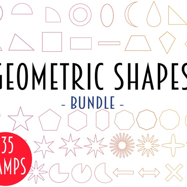 Geometric Shapes - Etsy