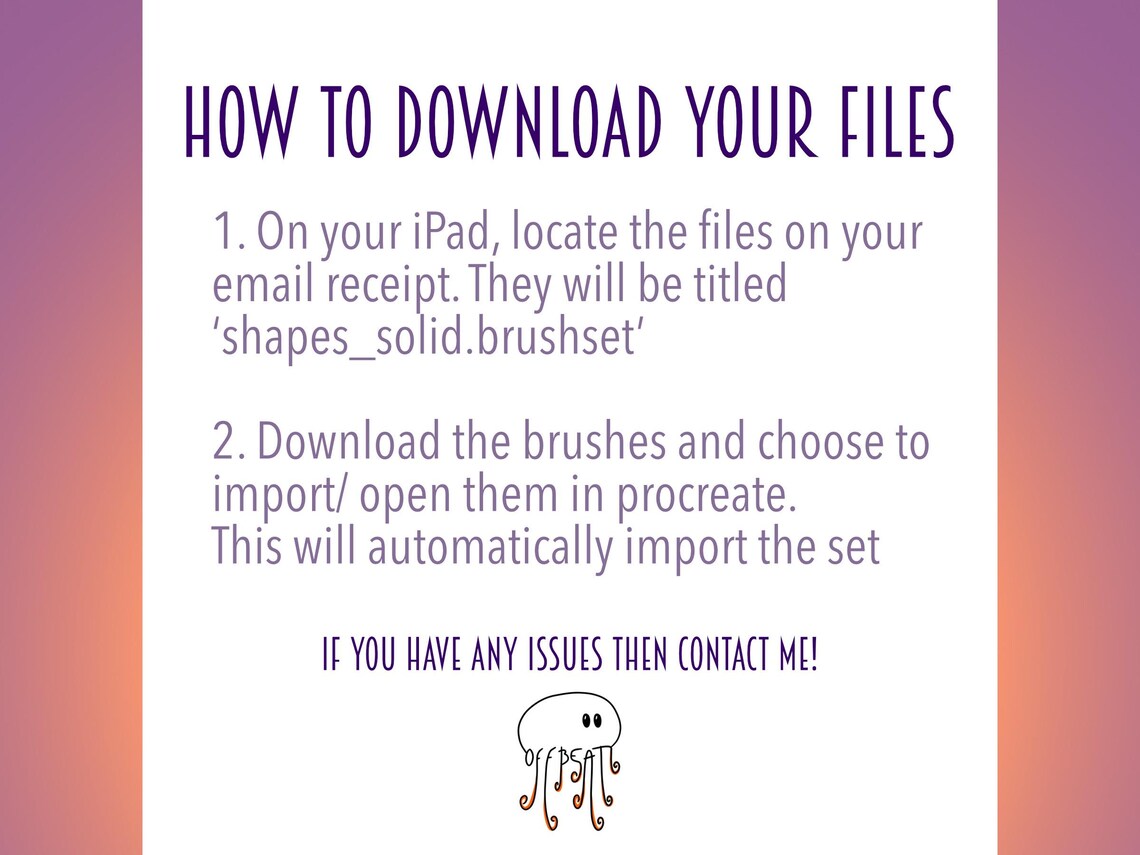 Shape Stamps Solid for Procreate L Geometric Shape Brushes for ...