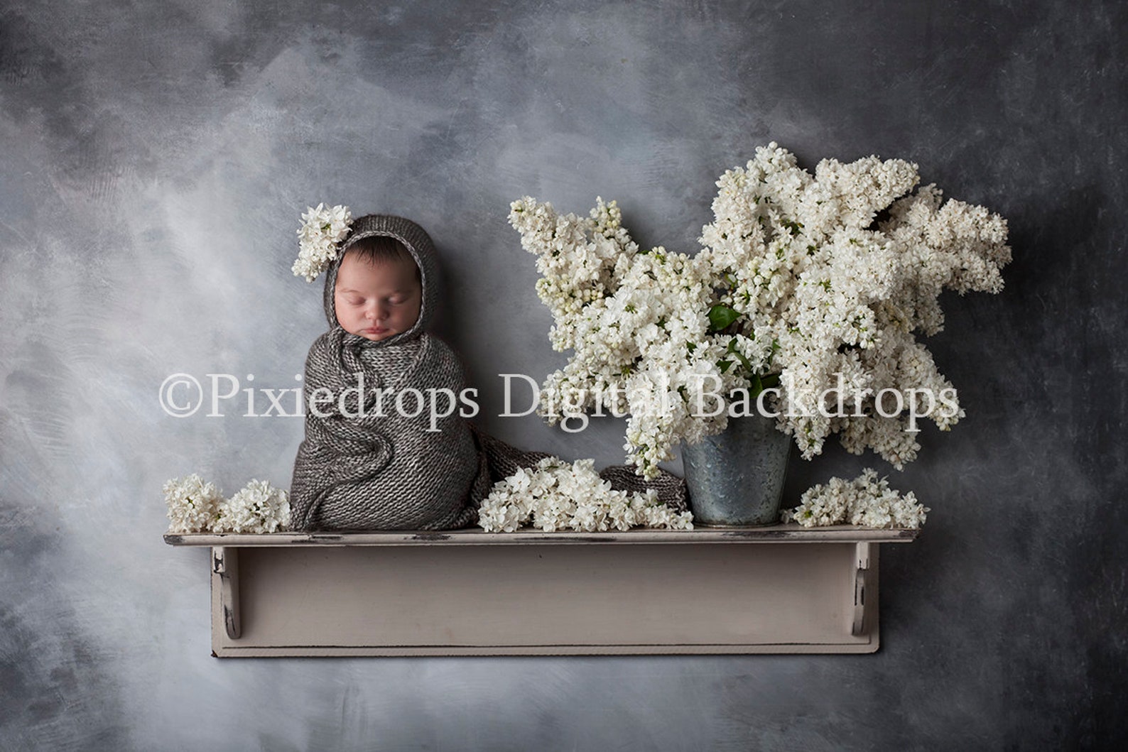 Lilac Digital Backdrop, Digital Backdrop, Spring Digital,newborn Shelf ...