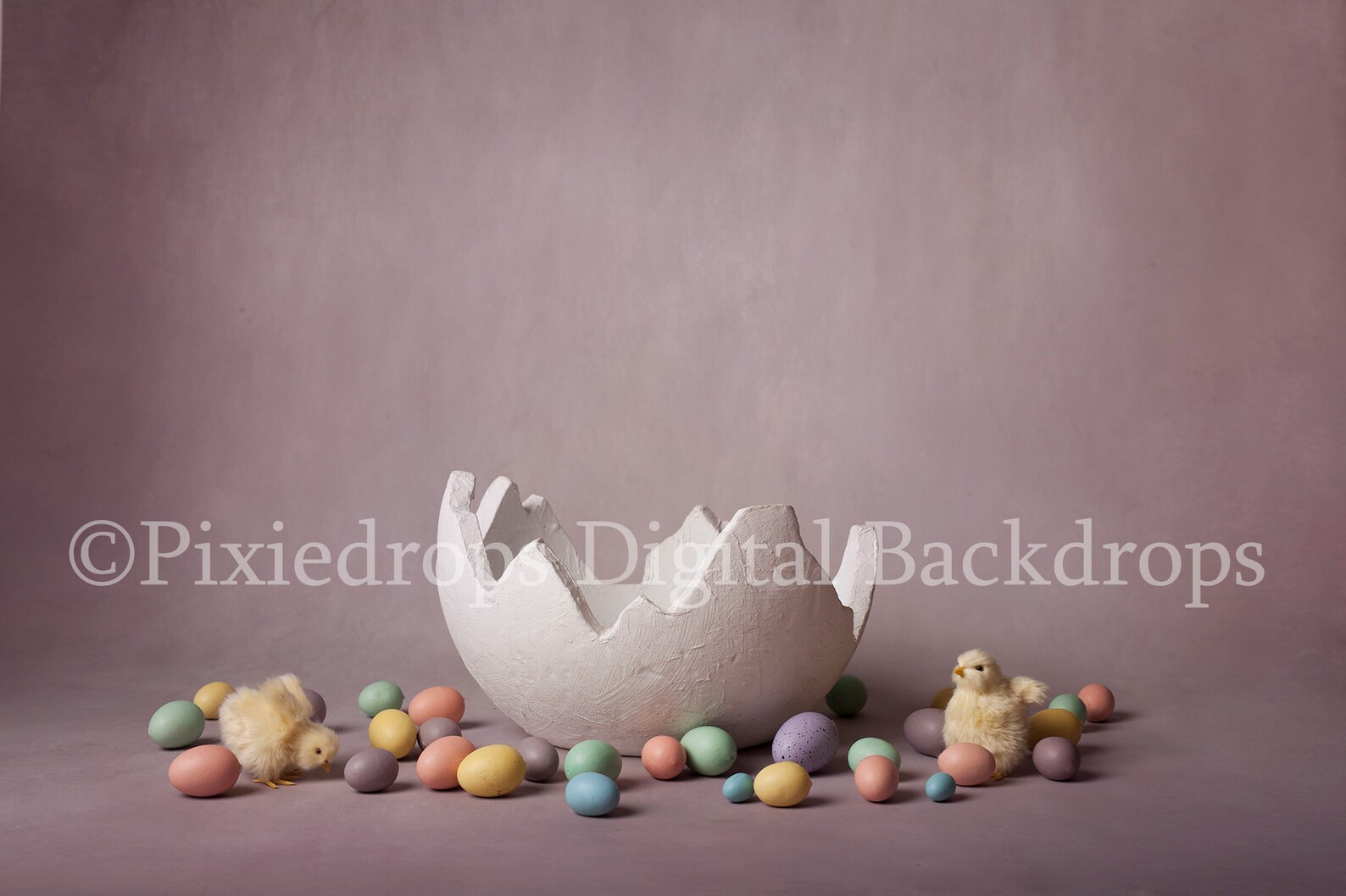 Easter Digital Backdrop Easter Egg Backdrop Cracked Egg | Etsy