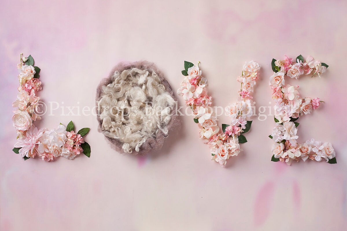 Love Digital Background High Res Jpg File love Newborn | Etsy