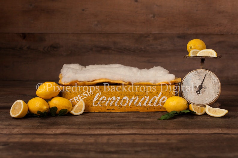 Digital Backdrops/props reclaimed Wood Lemonade Real Lemons - Etsy
