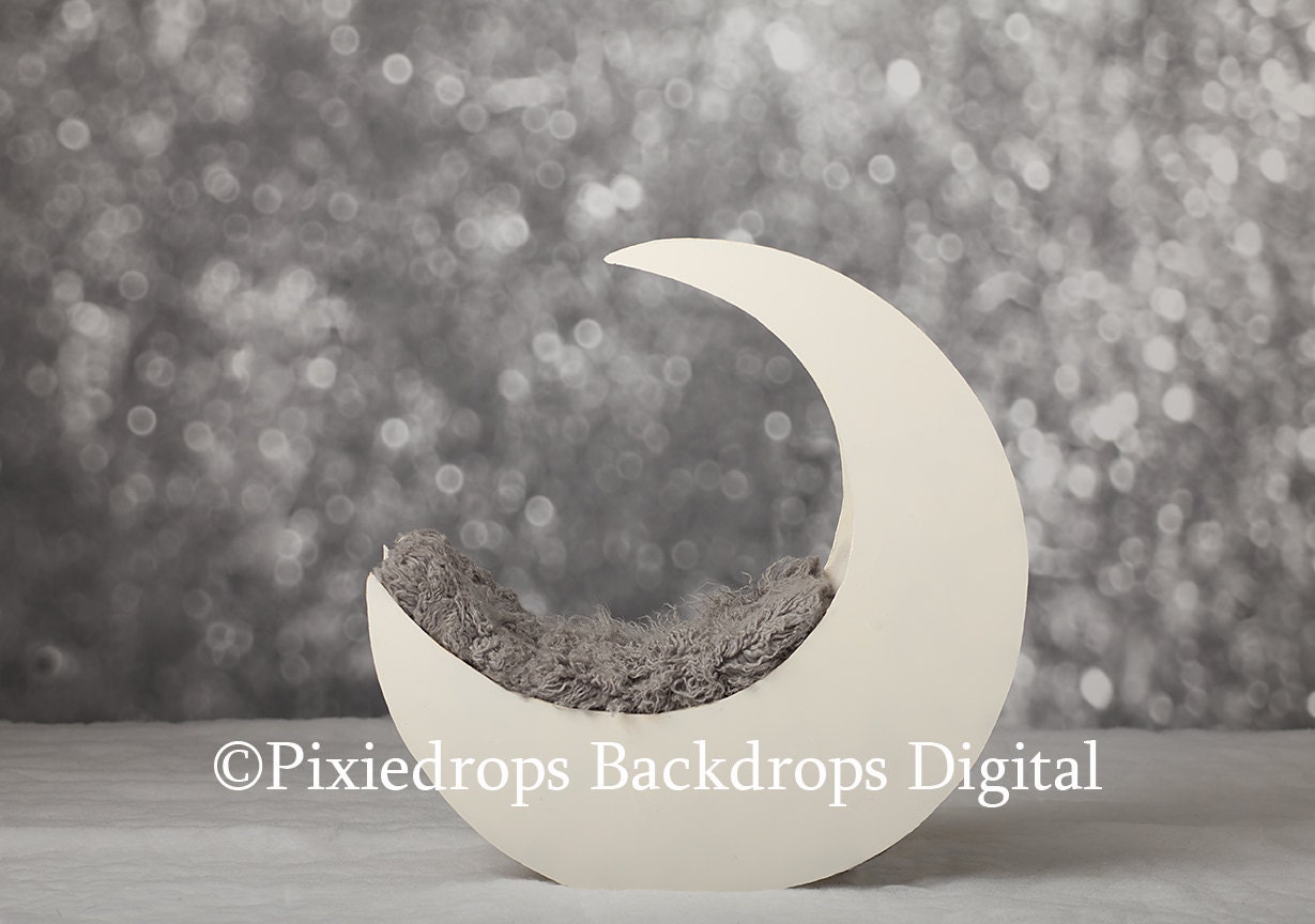 Digital Backdrops And Props. Newborn Moon Prop Digital | Etsy